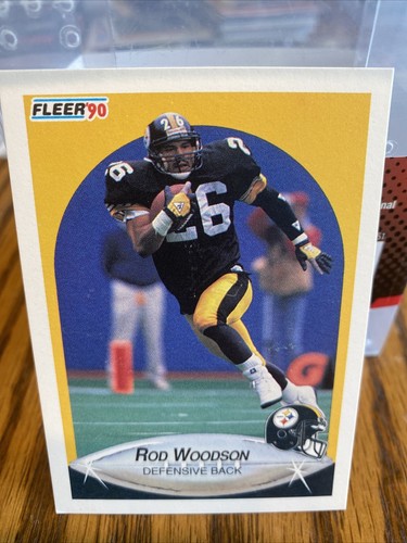 1990 Fleer NFL Rod Woodson #152 Pittsburgh Steelers | eBay