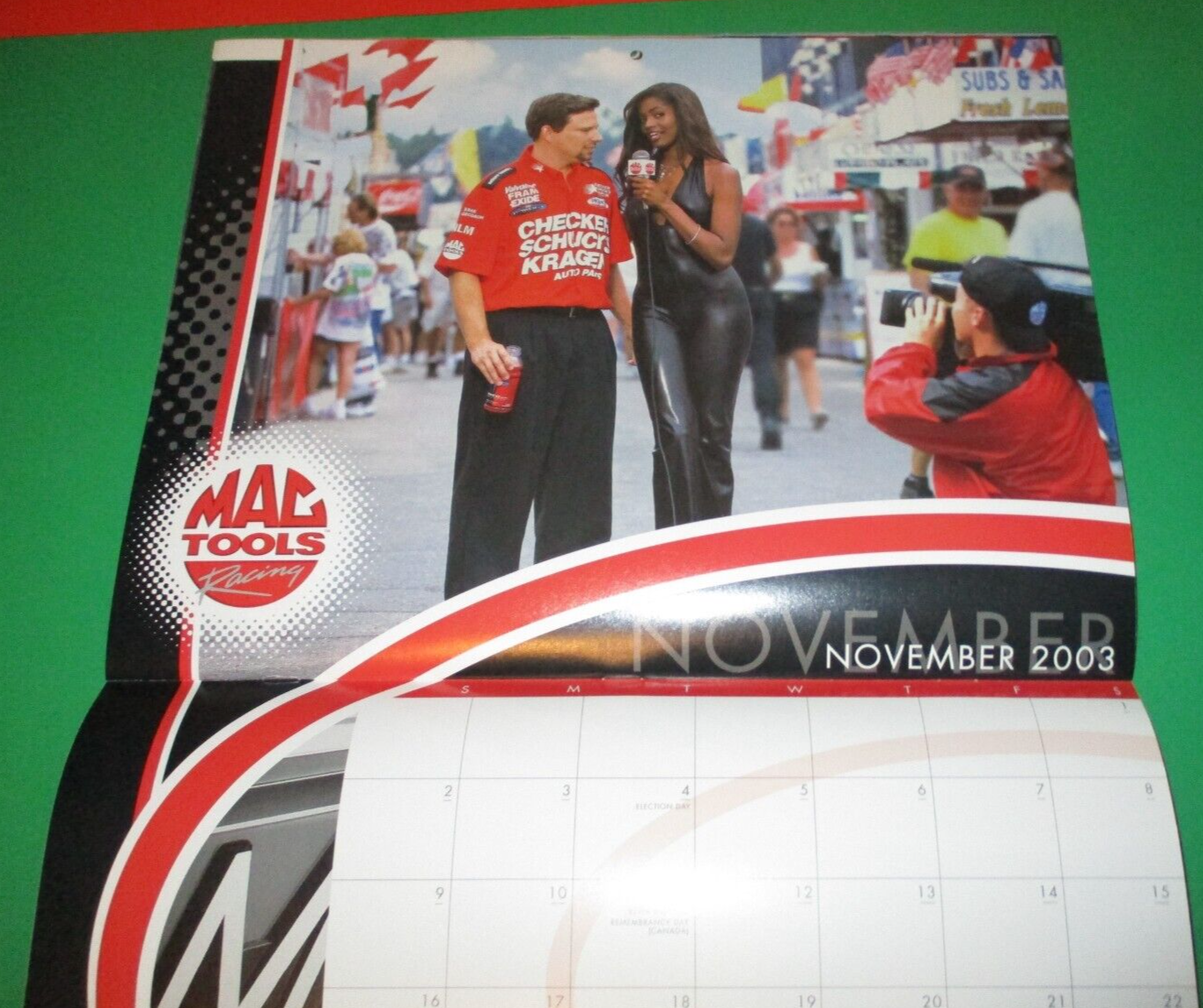 2003 Mac Tools Racing Calendar 14 x 11 Street Rods Cars Vintage Sealed ...