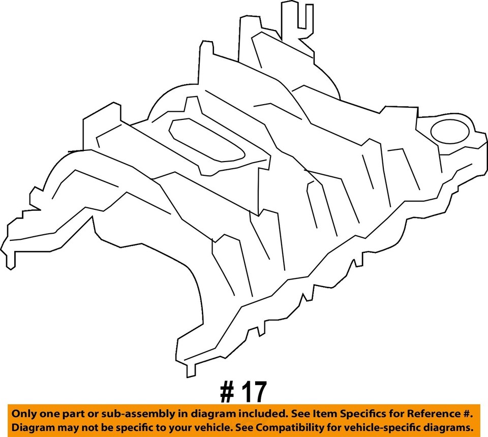 FORD OEM 14-19 E-350 Super Duty Engine Engine Parts-Intake Manifold ...