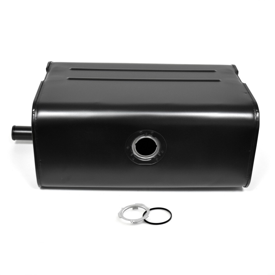 66-76 Ford Bronco Main/Primary Fuel Tank Black Rear-Mounted 13 Gallon ...