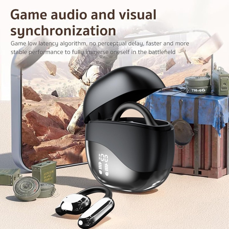 Bluetooth Headphones Wireless Earbuds Sport Headset For Samsung Galaxy ...