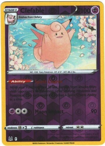 CLEFABLE 063/196 LOST ORIGIN POKEMON (REVERSE HOLO, NM) | eBay
