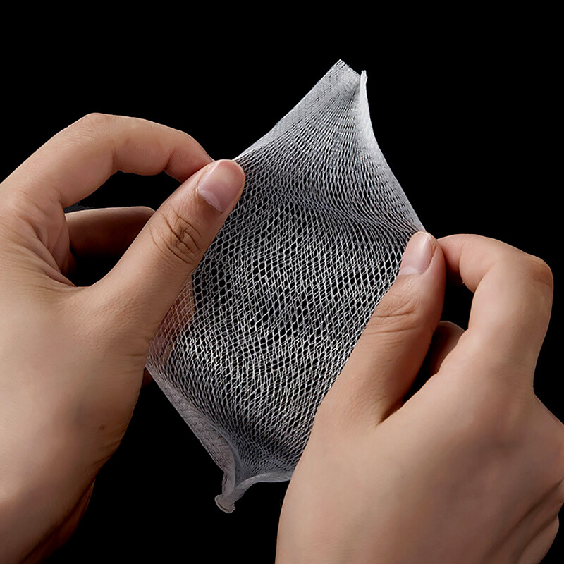 100pcs Bathroom Shower Drain Cover Net Bag Hair Prevent Filter Sink ...