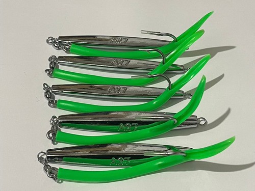 5Pcs Diamond Jigs A27 3oz Green with 7/0 Hook | eBay