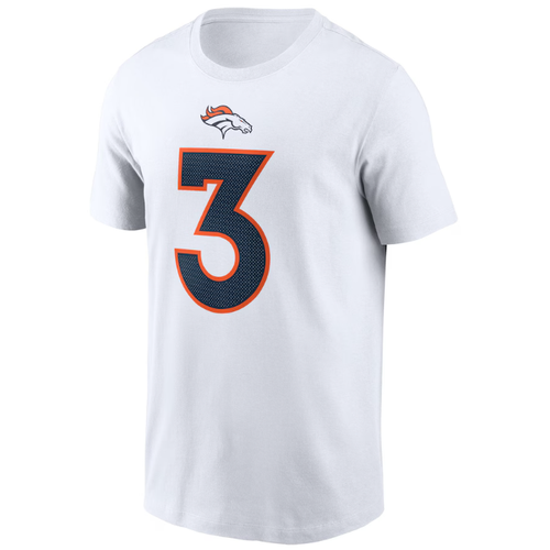 Nike NFL Men's Denver Broncos #3 Russell Wilson T-Shirt White Different ...