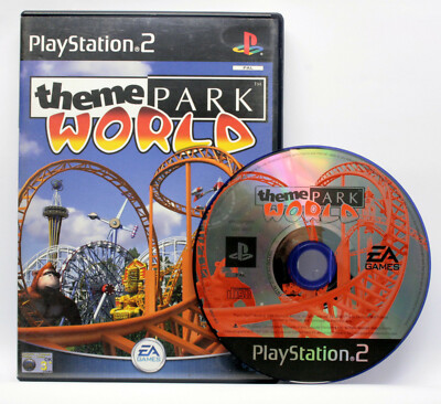 THEME PARK WORLD EA GIOCO PS2 PLAYSTATION 2 SLES 50032 PAL INGLESE FR1 ...