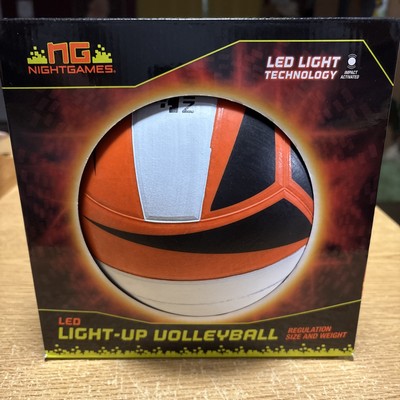 Light Up Volleyball, LED Lights, Regulation Size and Weight Fun ...
