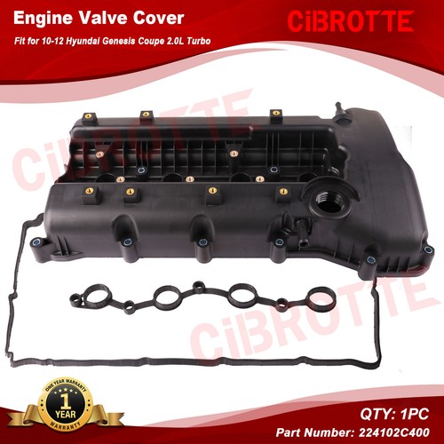 Fit for 10-12 Hyundai Genesis Coupe 2.0L Turbo Valve Cover w/ Gasket ...