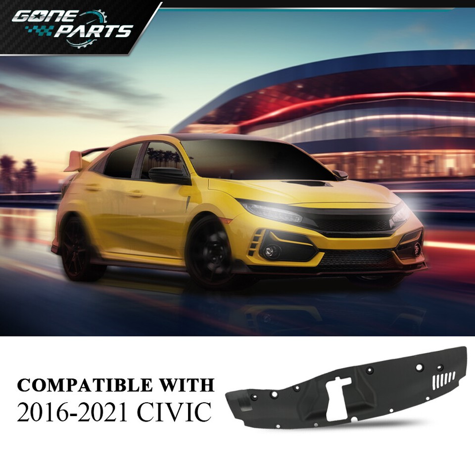 1Pc Fit Honda Civic 2016-2021 Radiator core Upper Shield cover panel ...