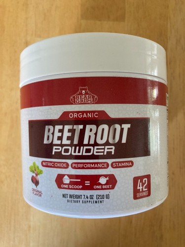 Bear Grips Organic Beet Root Powder 7.4oz Original Flavor 42 servings ...