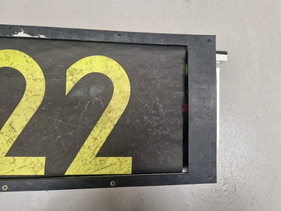 CLASSIC LONDON TRANSPORT BUS DESTINATION COACH NUMBER BLIND BOX DISPLAY ...