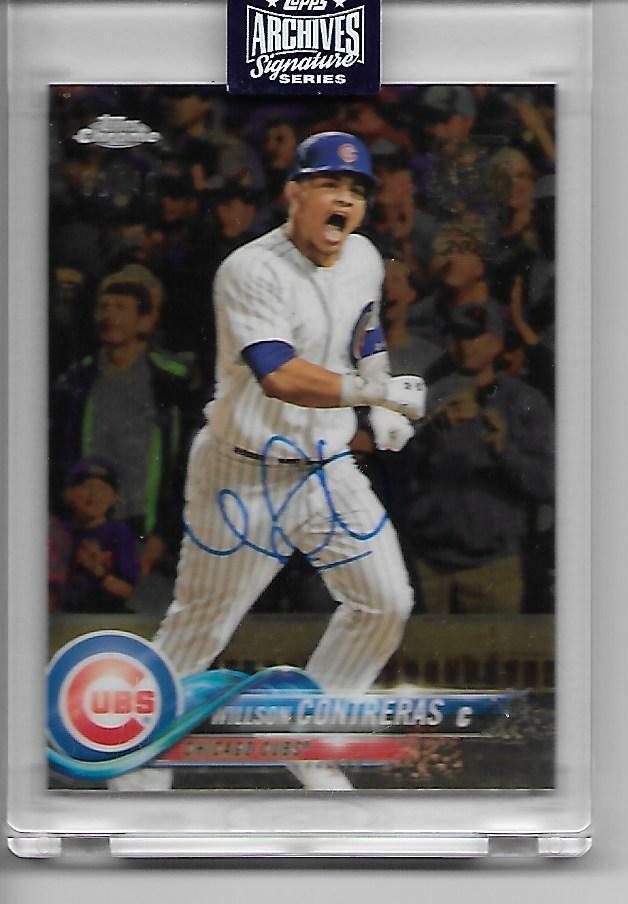 Willson Contreras Topps Chrome Archives 1 st On Card Auto 1/40 ...