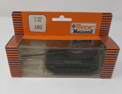 Roco Minitanks 182 M103 Heavy Battle Tank US Army US Marines HO 1/87 ...