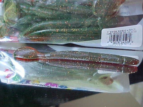 Mann's 5" DRAGIN' Swim Worm Bass Master Classic Winner DS5SW507S-MTR ...