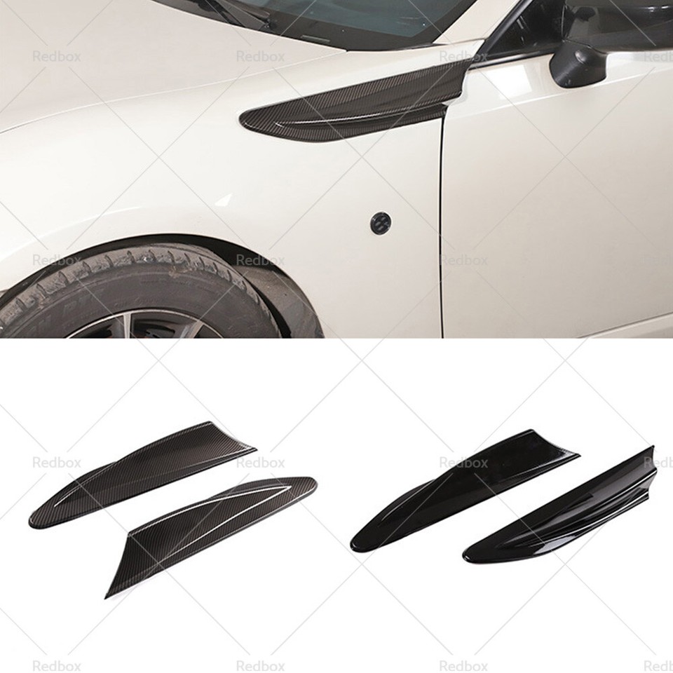 Suitable For Toyota 86 Subaru BRZ 2012-2020 Black Car Side Fender Fin ...