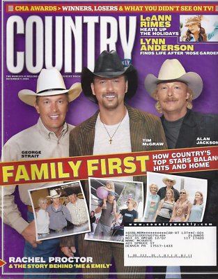 Country Weekly Magazine December 7 2004 George Strait Tim McGraw Alan ...
