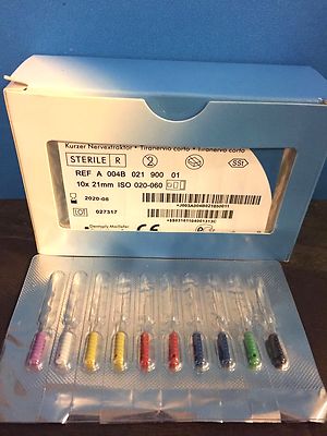 Dentsply Maillefer Spiro Colorinox Short Barbed Nervbroach 21MM - 5 ...