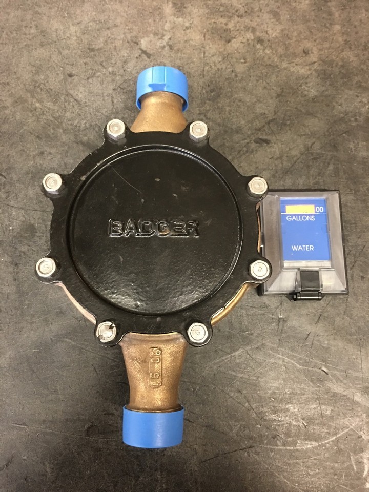Badger 1" M55 GALLON Water Meter Pulse Register And Remote With ...