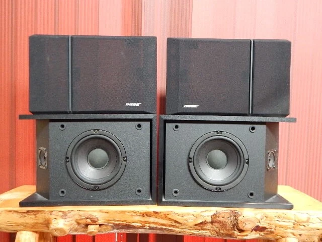 Vintage Bose Speakers Black