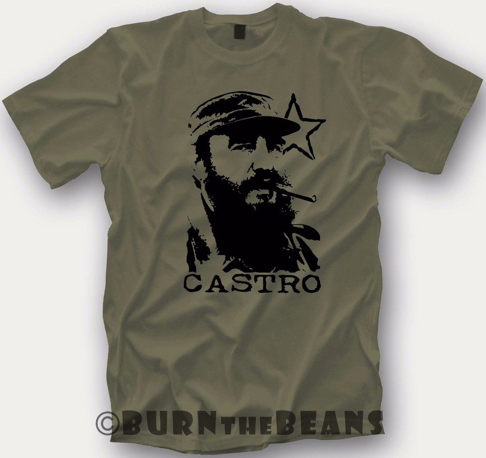 Castro t-shirt Fidel Castro tshirt Cuba kuba avana revolution | eBay
