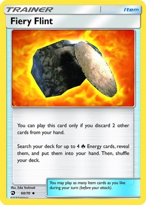 Fiery Flint - 60/70 - Uncommon x1 - Lightly Played - Dragon Majesty | eBay