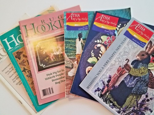 lot 6 RUG Magazine RUG HOOKING 1989-1990, ATHA Art of Rug Hooking 2019 ...