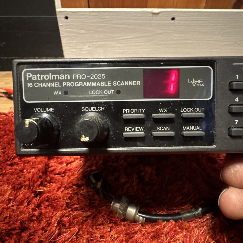 Realistic Patrolman Pro-2025 16 Channel Programmable Scanner Model 20 ...