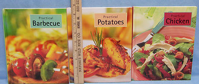 Lot of 3 Hardcover Practical Cookbooks Series of Barbecue Potatoes ...