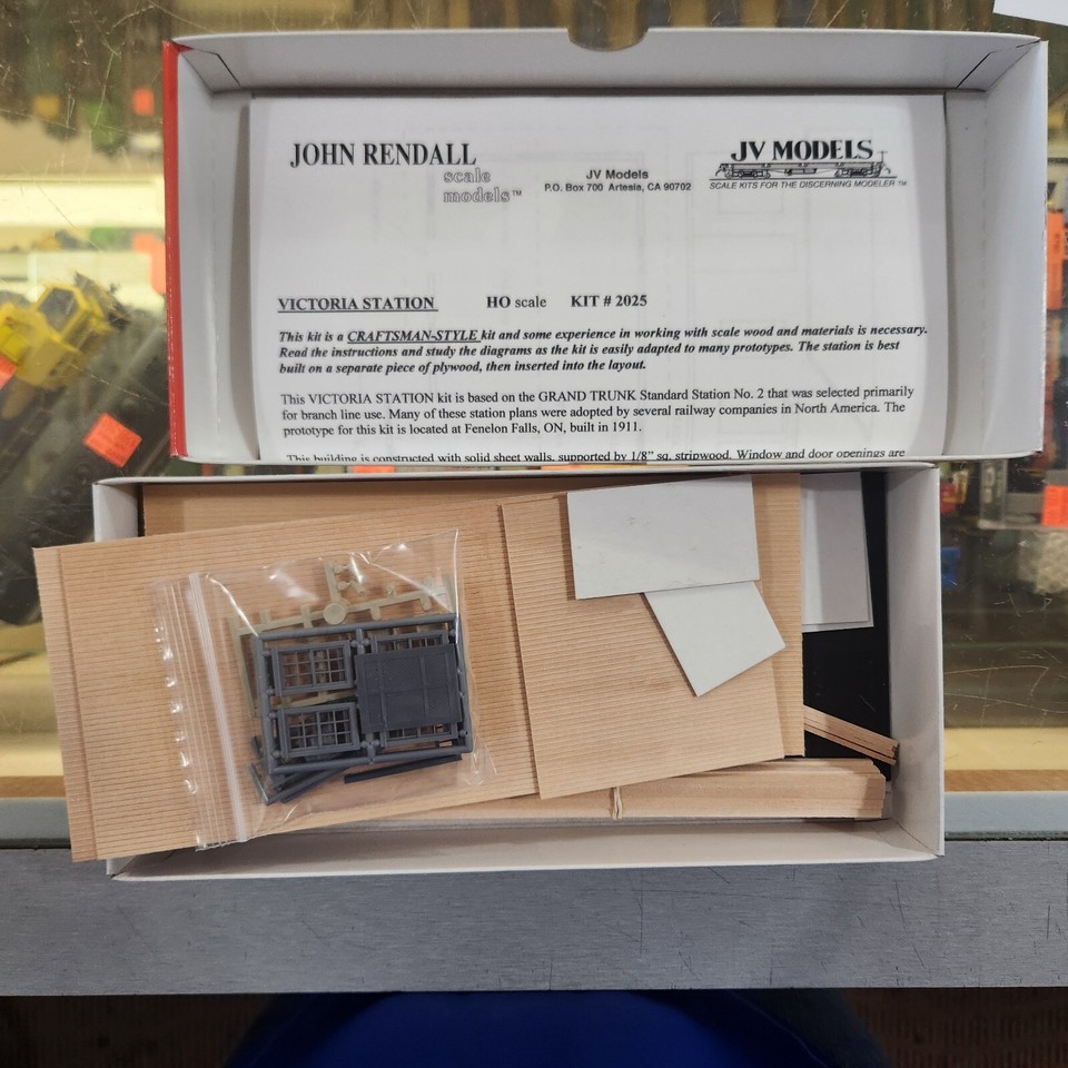 JV Models 2025 HO Scale Victoria Station Kit | eBay