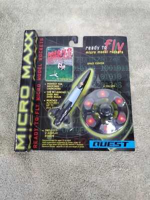 Quest Aerospace Space Fighter and Alien UFO Ready-To-Fly Micro Model ...