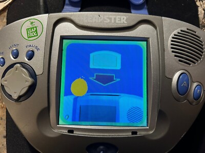 Leap Frog Leapster L-Max Learning Game System Blue Handheld No Games ...