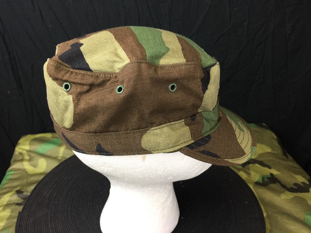 US MILITARY ARMY BDU CAP HAT WOODLAND CAMOUFLAGE NEW SIZE 7 ...