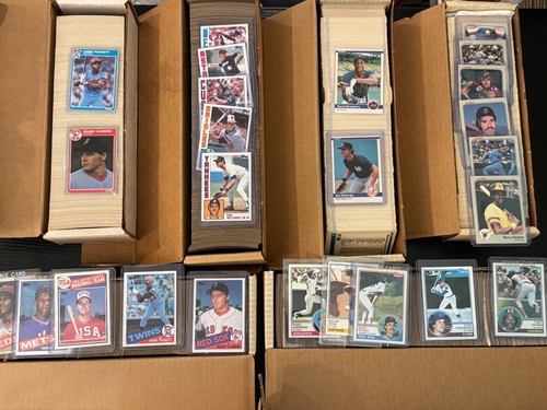 (6) 1983-1985 Topps/Fleer baseball complete sets lot, key RCs, NM ...