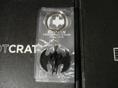 Loot Crate Exclusive Batman Batwing Metal Stealth Edition Key Chain | eBay