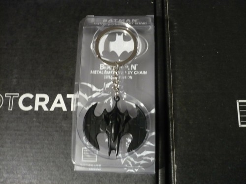Loot Crate Exclusive Batman Batwing Metal Stealth Edition Key Chain | eBay
