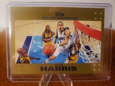 2007-08 Topps Devin Harris Gold Parallel SP #D/2007 Utah Jazz | eBay