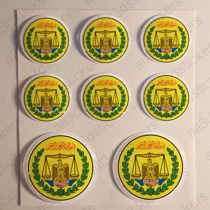 Stickers Somaliland Coat of Arms Gel Domed Resin 3D Somaliland Vinyl ...