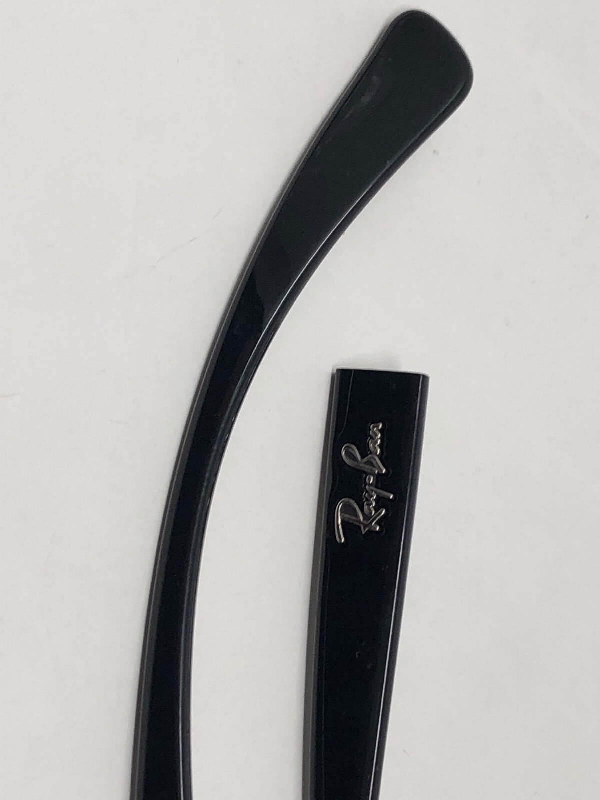 Authentic Temple Replacement PARTS RAY-BAN RB3379 004/58 Black Polish ...
