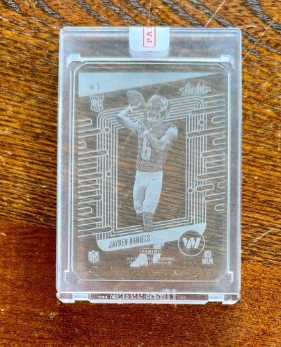 2024 Panini Absolute Glass Jayden Daniels Case Hit SSP RC FACTORY ...