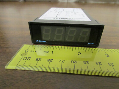 Omega DP116-TC2 Digital Temperature Readout Panel Meter Runs on 115VAC ...