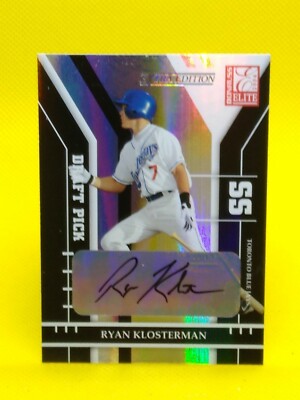 Ryan Klosterman 2004 Elite Extra AUTOGRAPH ROOKIE #295 Toronto ***/865 ...