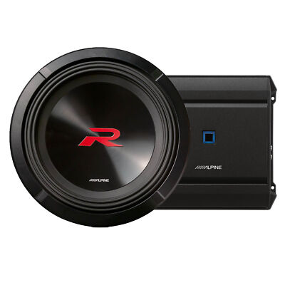 Alpine R Series 10" Bass Package - One R Series R2-W10D4 Subwoofer ...