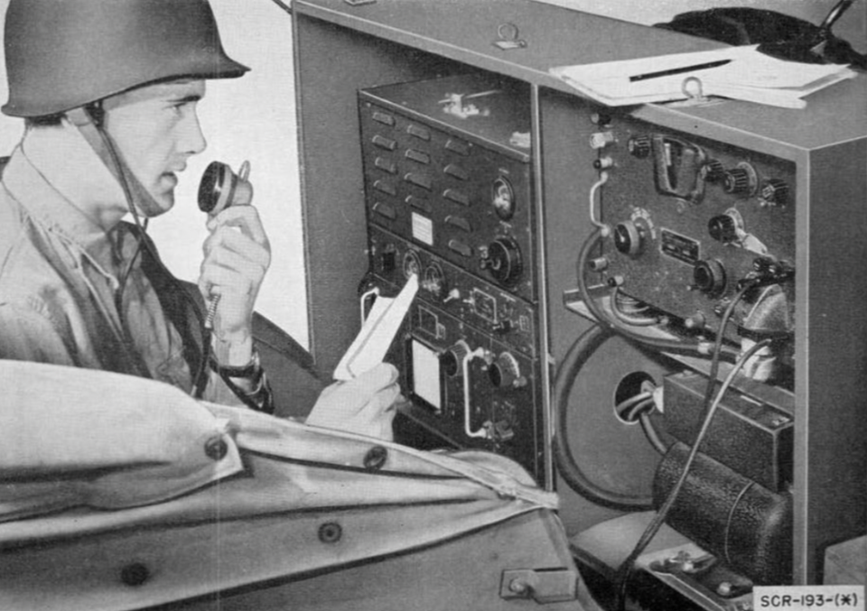 Original BC-191 '44 US Signal Corps SCR-193 WW2 Radio Set Dodge Command ...