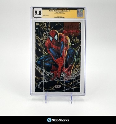 1993 MARVEL MASTERPIECES COLLECTION #1 JOE JUSKO SIGNED CGC 9.8 W/ COA ...