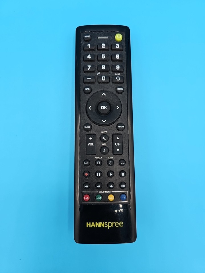 Genuine OEM Hannspree LCD TV HDTV Replacement Remote Control Black | eBay