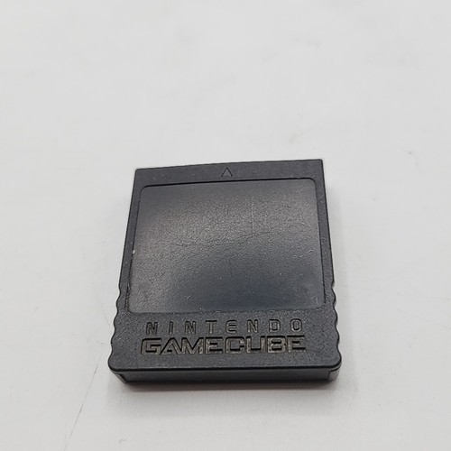 OEM Nintendo GameCube Black Memory Card DOL-014 Tested Working | eBay