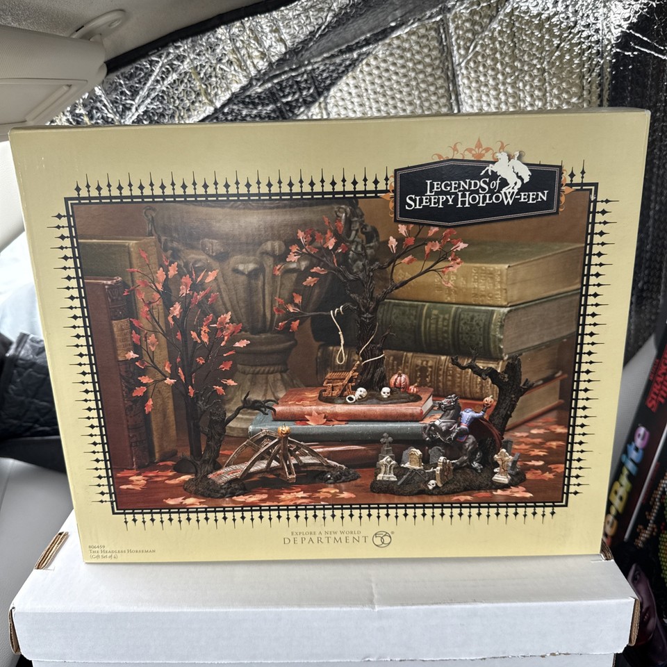 Department 56 Legends of Sleepy Hollow Headless Horseman Set Complete ...