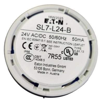 EATON SL7-L24-B STACKABLE LIGHT BLUE SOLID LED 24 VDC | eBay