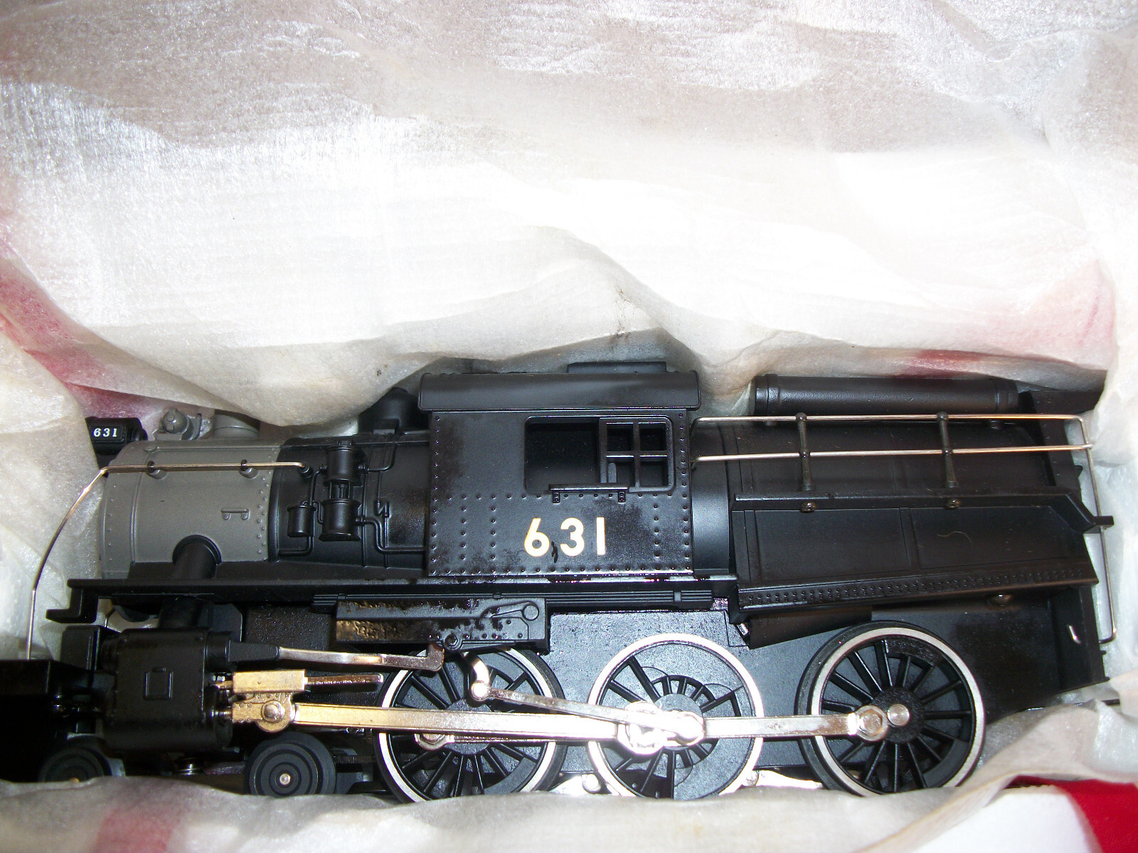 Rail King #30-1141-1 Jersey Central RR 4-6-0 Camelback Steam Engine NEW ...