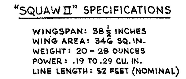 Veco Model Airplane Plans (UC): Vintage SQUAW II Stunt for .29 by Joe ...